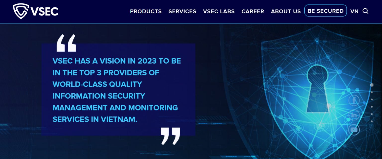 VSEC - A Web Application Development by Tinasoft